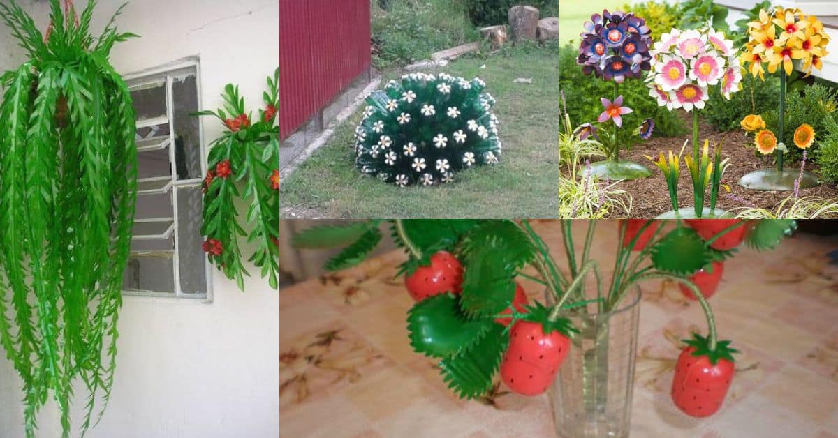 Flores De Plástico Para Decorar O Seu Jardim